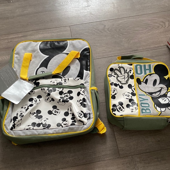 Disney | Accessories | Disneys Mickey Mouse Backpack Lunchbox | Poshmark